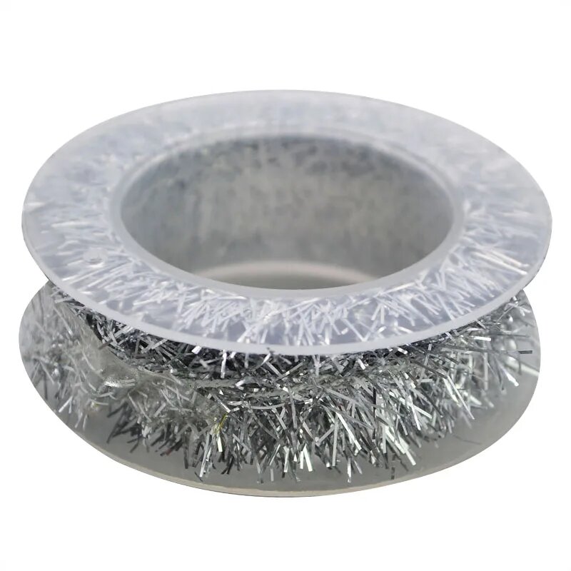 Рождественская гирлянда из фольги 2 м Серебряный, серебристый