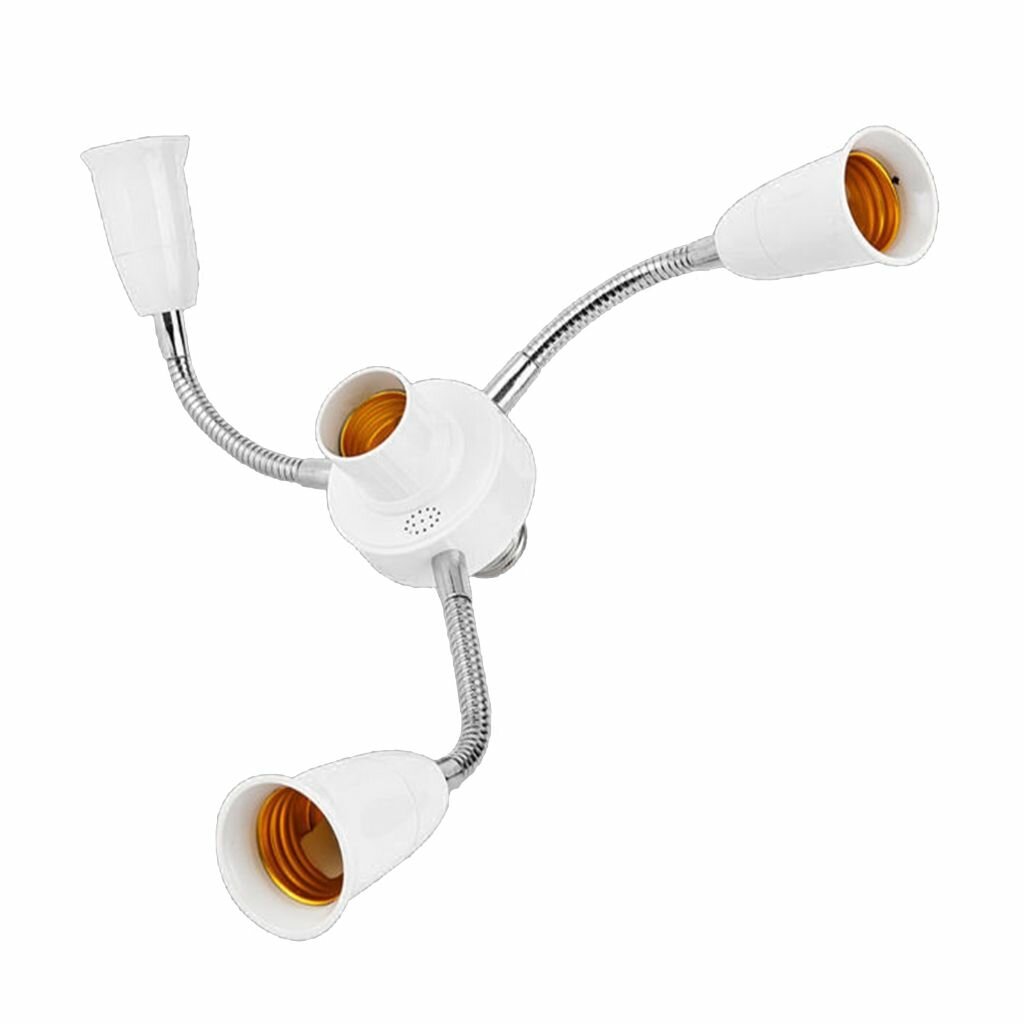 Аудио-Патрон лампы от E27 до универсальный патрон лампы-четыре головки