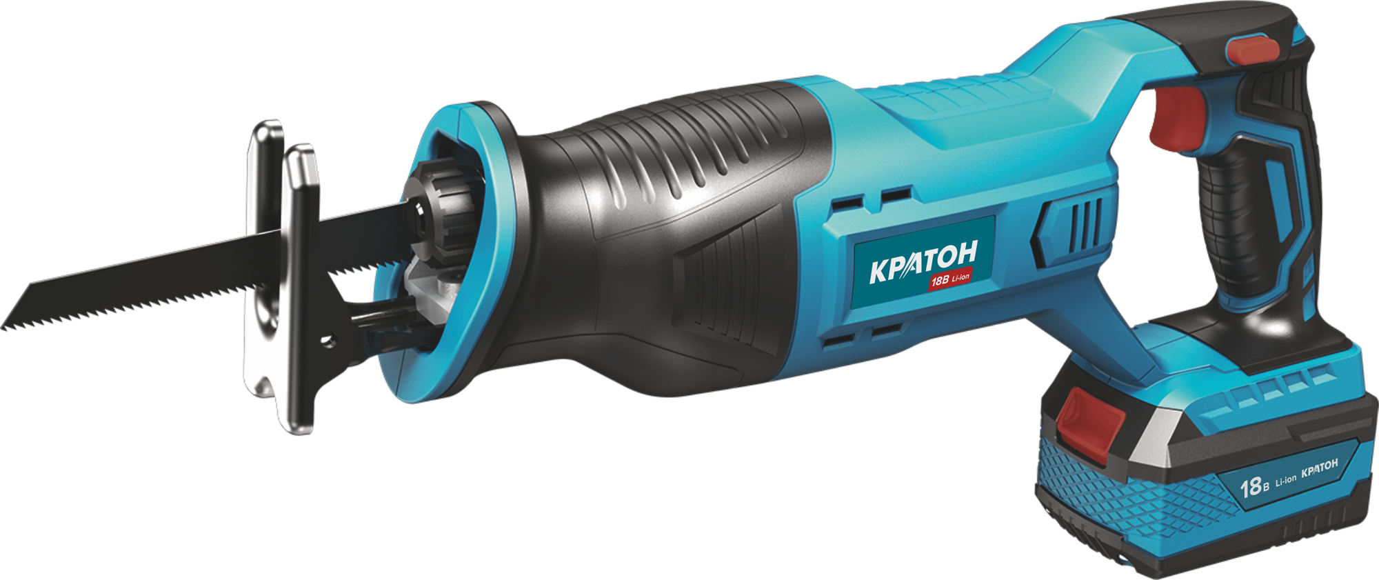 Пила сабельная аккумуляторная Кратон RS18DC-115-OFA SET