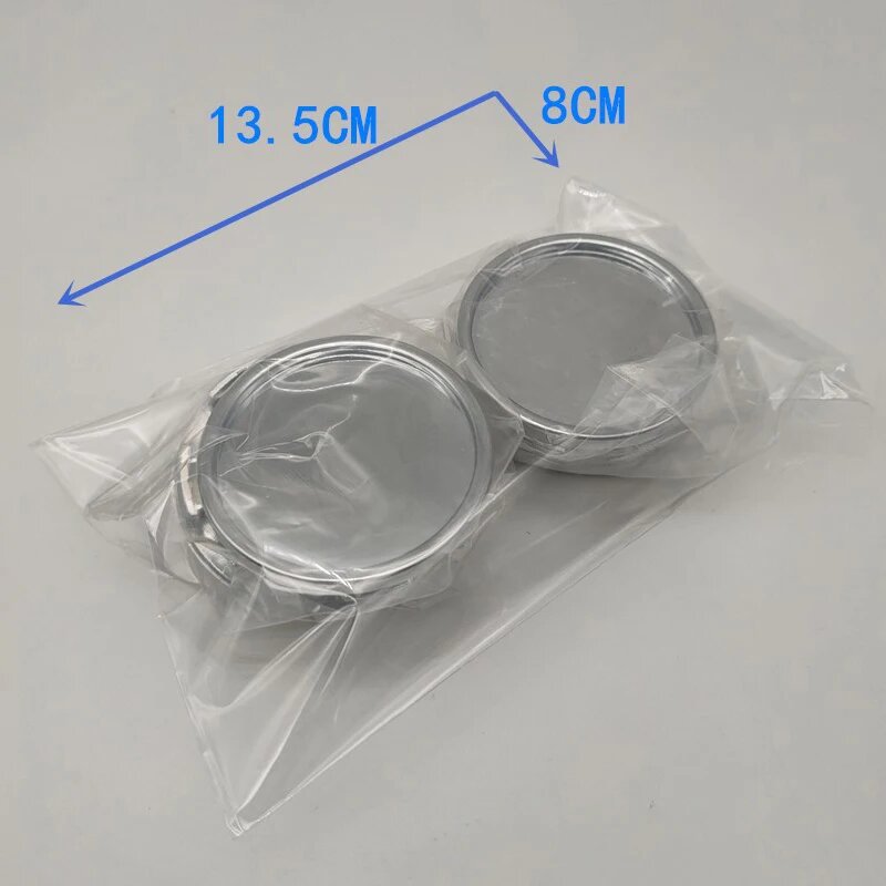 4 шт./лот, 58 мм, пустая центральная крышка колеса из АБС-пластика, крышка ступицы колес автомобиля, диски, центральные колпаки ступиц, аксессуары для стайлинга автомобилей Silver