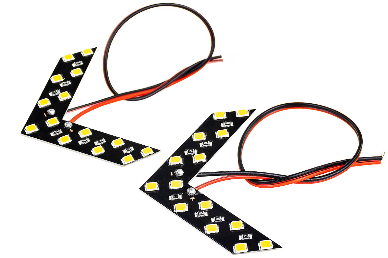 Комплект повторителей поворота (2 шт) в зеркальный элемент универсальный