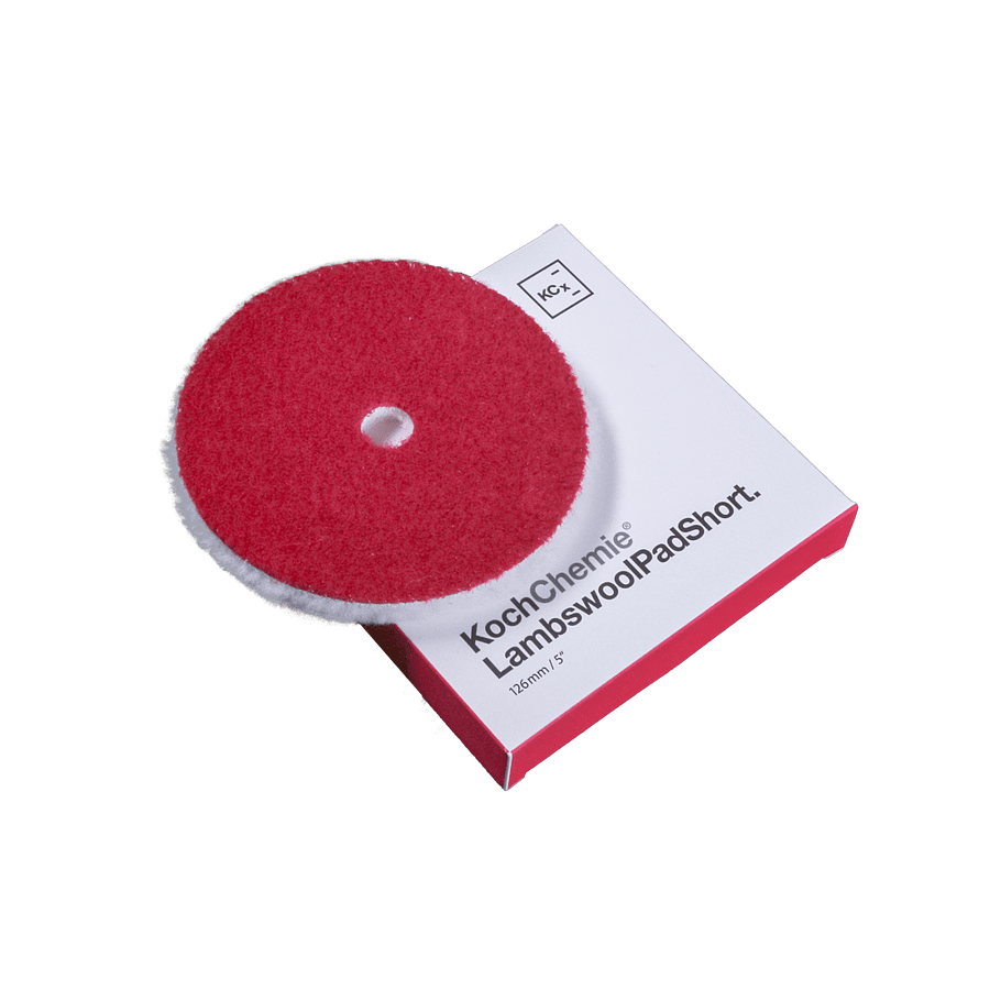 Koch-Chemie | KCX Lambswool Pad short - полировальный круг из натуральной овчины с коротким ворсом Ø 126 mm 1 шт.