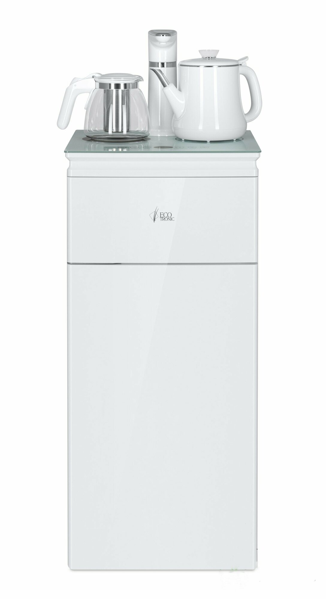 Кулер для воды с чайным столиком Тиабар Ecotronic TB61-LNA white