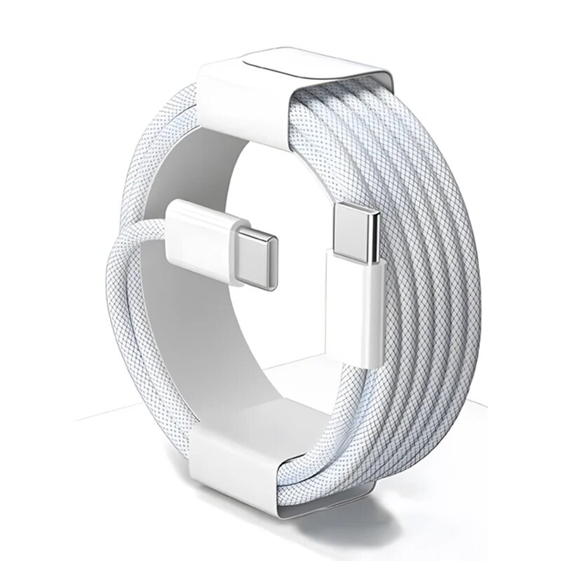 30 Вт-66 Вт PD оригинальный USB-кабель для быстрой зарядки для Apple iPhone 16 15 14 8 Plus 13 12 11 Pro Max USB C и C TO C кабель аксессуары 1 м, C TO C Weaving