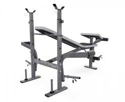 DFC Скамья со стойками под штангу DFC D703 PRO с партой для бицепса