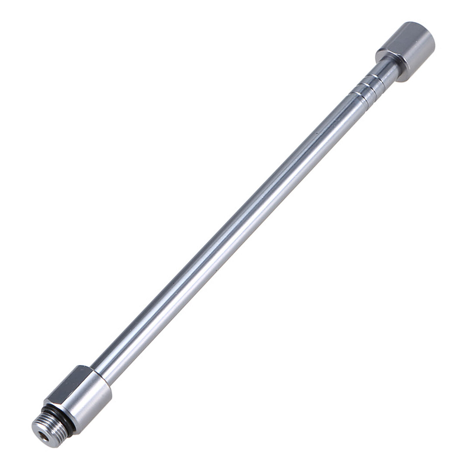 Труба-расширение для газовых фонарей, дуговых горелок, палка-расширение для кемпинговых ламп, штанга-расширение для плиток, преобразователь газовых баллонов для плиток, материал алюминиевый сплав, длина 20.5 см / 8.0 дюймов, вес 37 г / 1.3 унции, вес