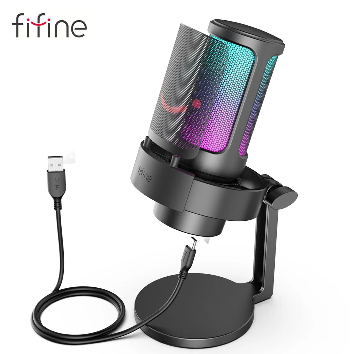 FIFINE USB-микрофон A8 RGB — фото 1