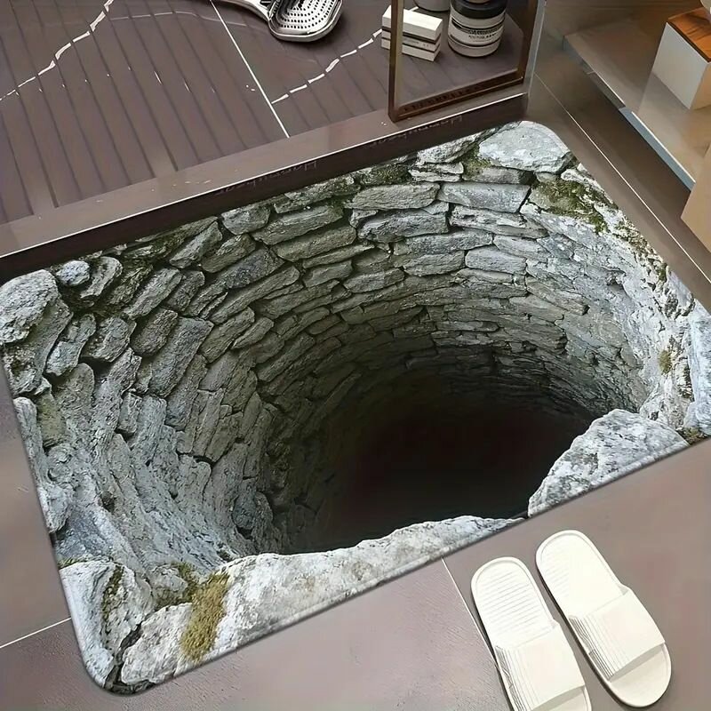 Коврик придверный 3д 60x90 см
