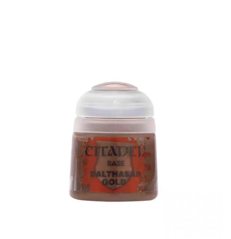 Citadel Base Balthasar Gold Краска для моделизма акриловая золотистая металлик