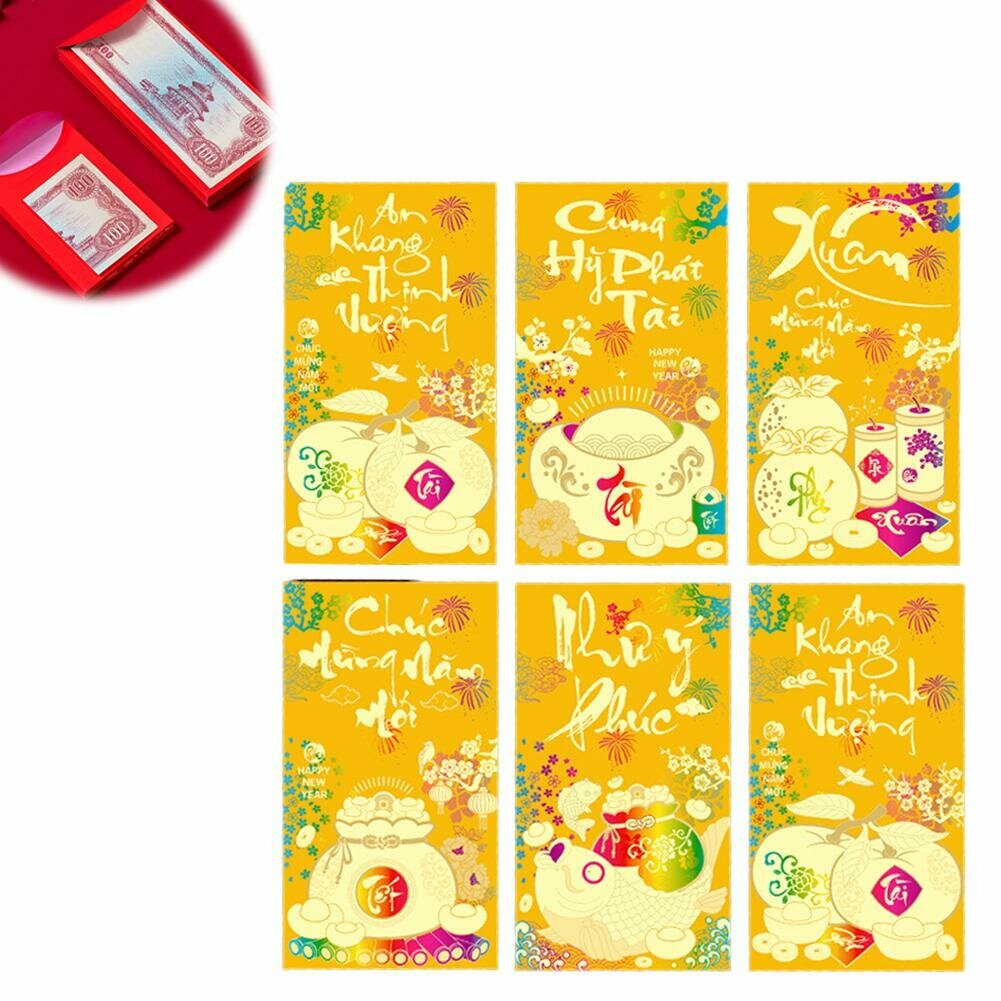 Красные конверты на Китайский Новый год 2026, конверты для денег, счастливый красный конверт Хунбао для Праздника Весны и Лошади