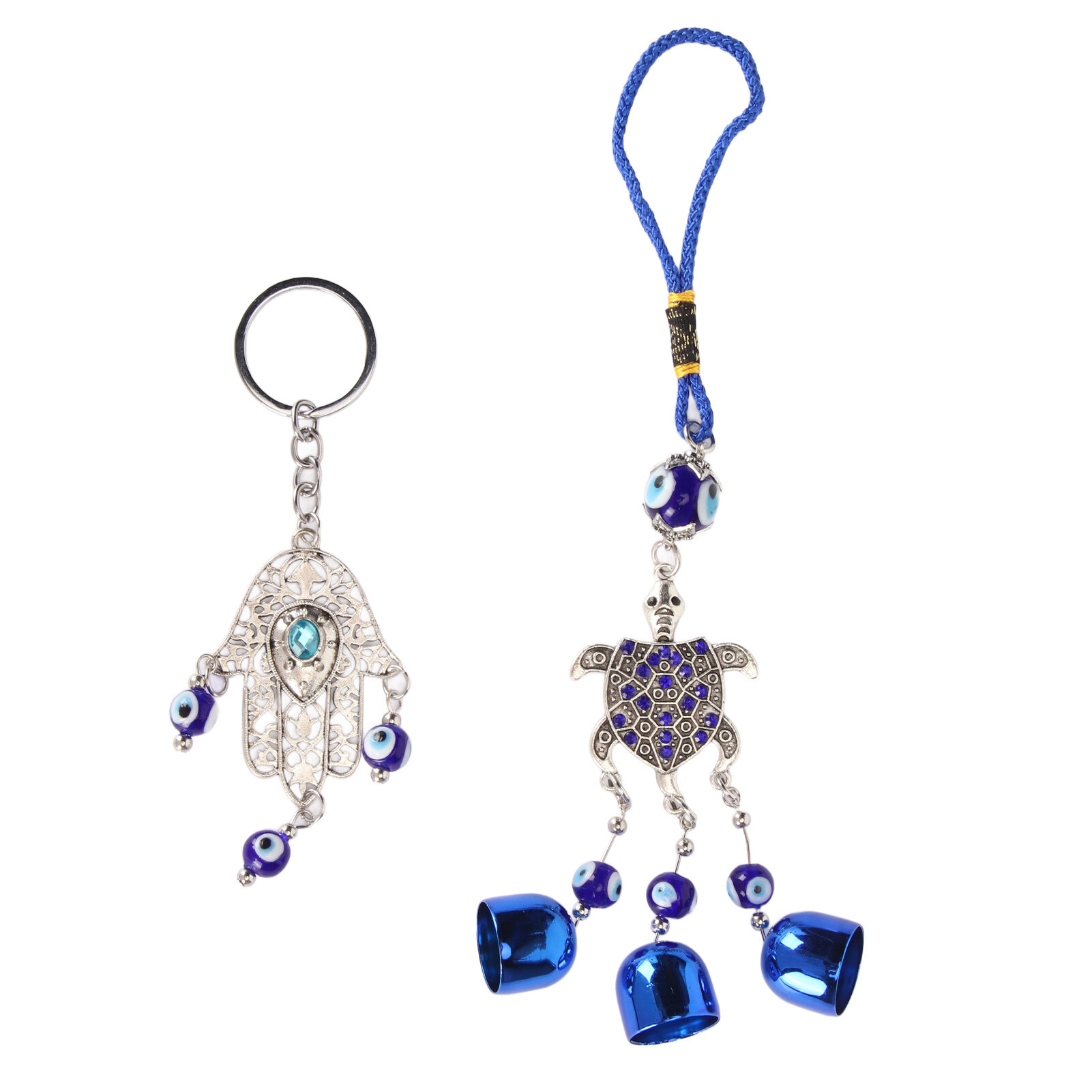 Подвеска с изображением черепахи, голубого глаза, приносящая удачу, украшение для руки, брелок с голубым глазом для сумки, автомобиля, зеркала, дома, стены