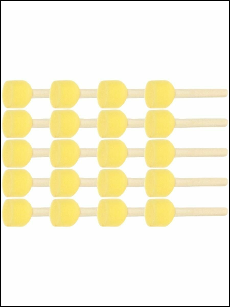 20 Штук Спонжей для Картины, Из Пены, Для Художественного Обучения Детей