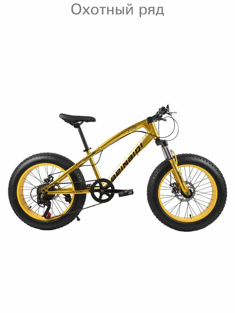 Велосипед Горный, Fat-bike, AP20JB-20 дюймов золота 7 скорость