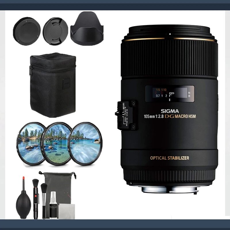 Объектив Sigma 105mm F2.8 EX DG OS HSM Macro Канон ЭФ