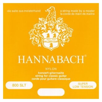 800SLT Yellow SILVER PLATED Комплект струн для классической гитары нейлон/посеребренные Hannabach