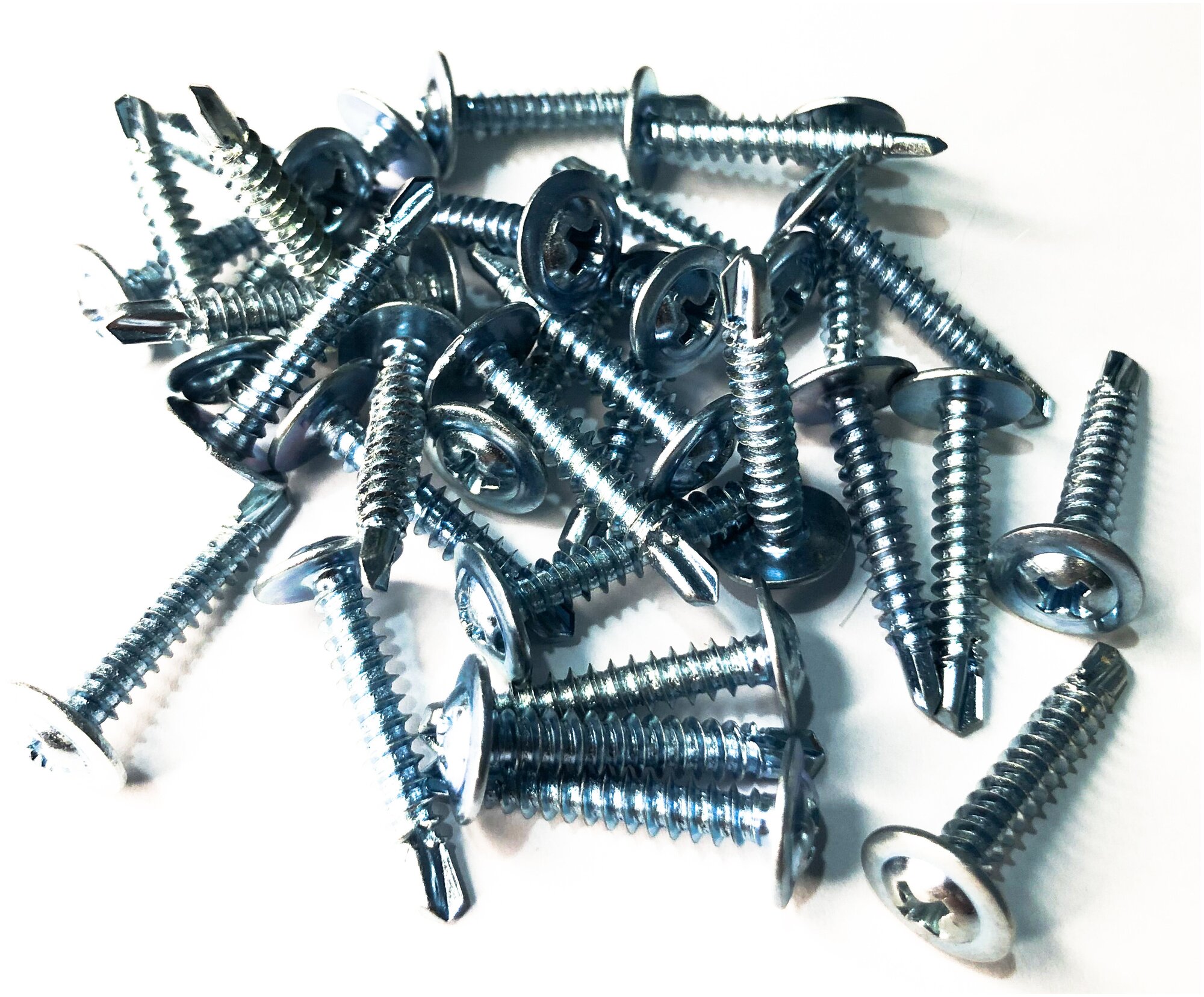 Саморез с прессшайбой АРТ 9998 4,2x19 сверло цинк, 200 шт