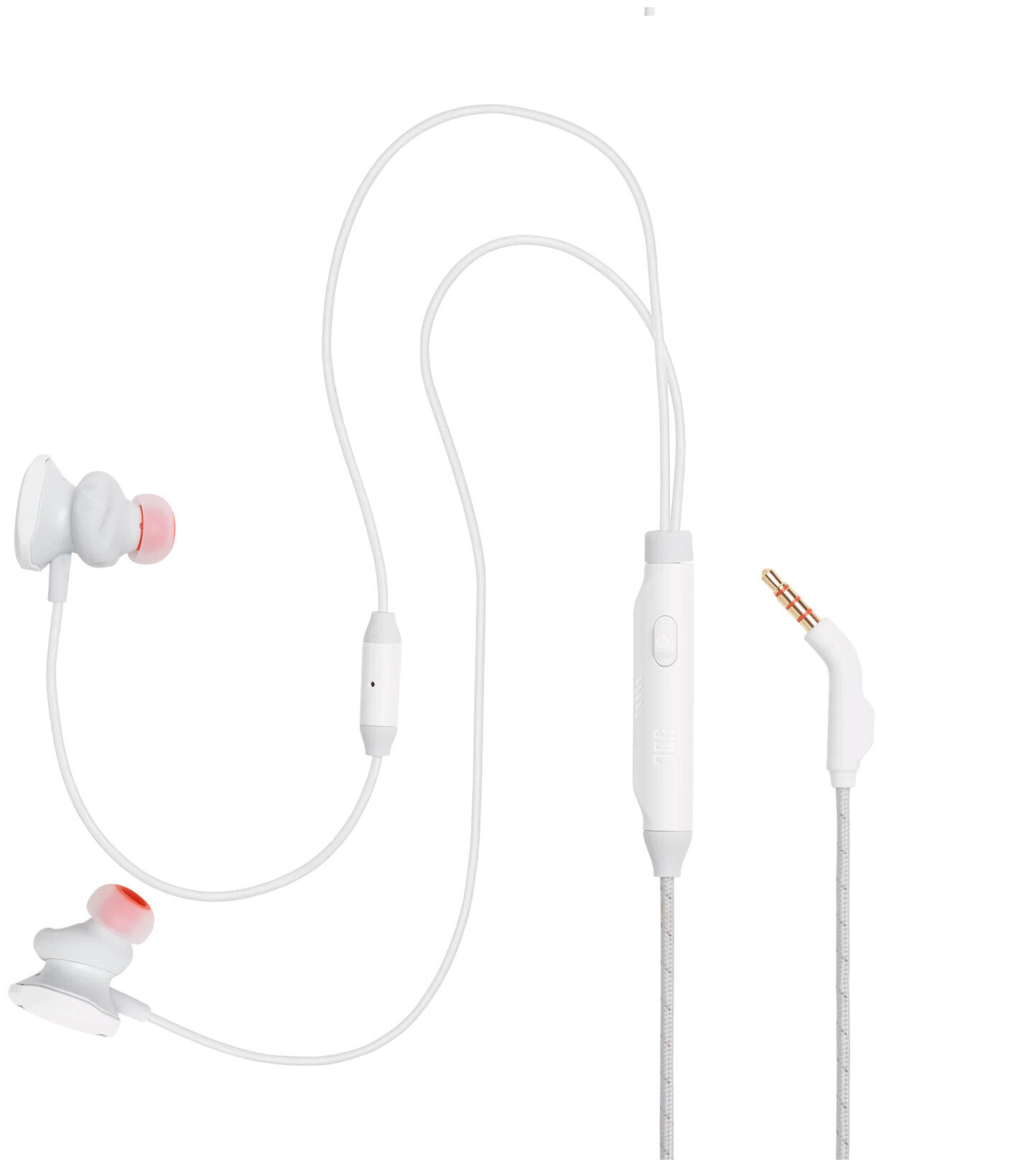 Наушники JBL Quantum 50, mini jack 3.5 mm, white
