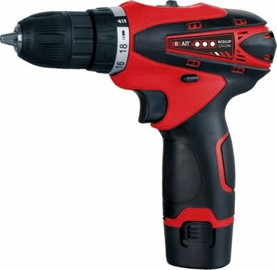 Аккумуляторная дрель-шуруповерт BRAIT BCD12P 21.01.003.049