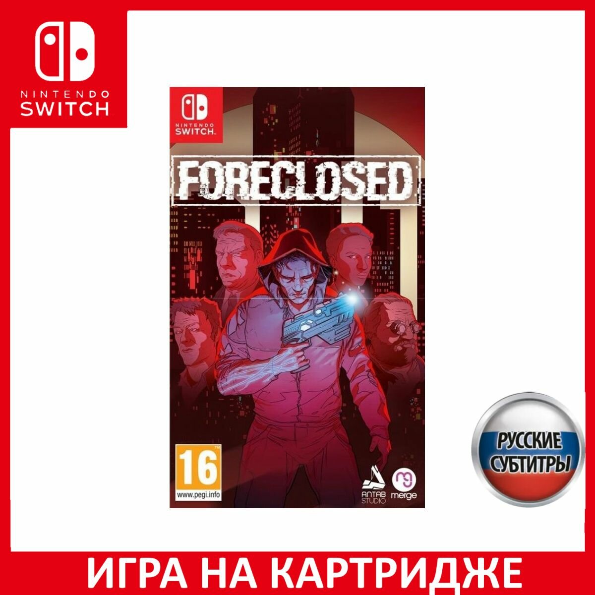 Игра Foreclosed Switch Русская Версия Картридж на Nintendo Switch