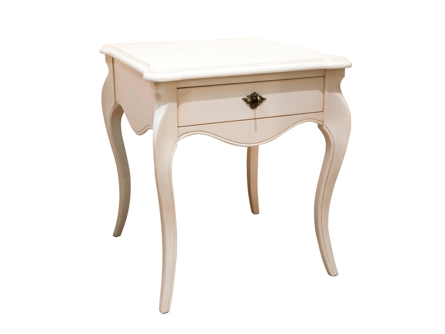 Кофейный столик прованс белый, из дерева