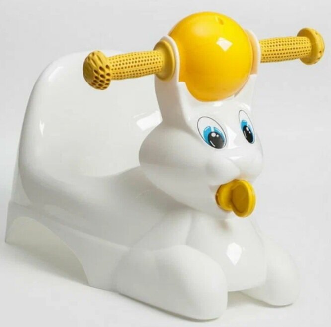 Горшок детский Игрушка Зайчик Homver 420х290х310мм белый 5004 С