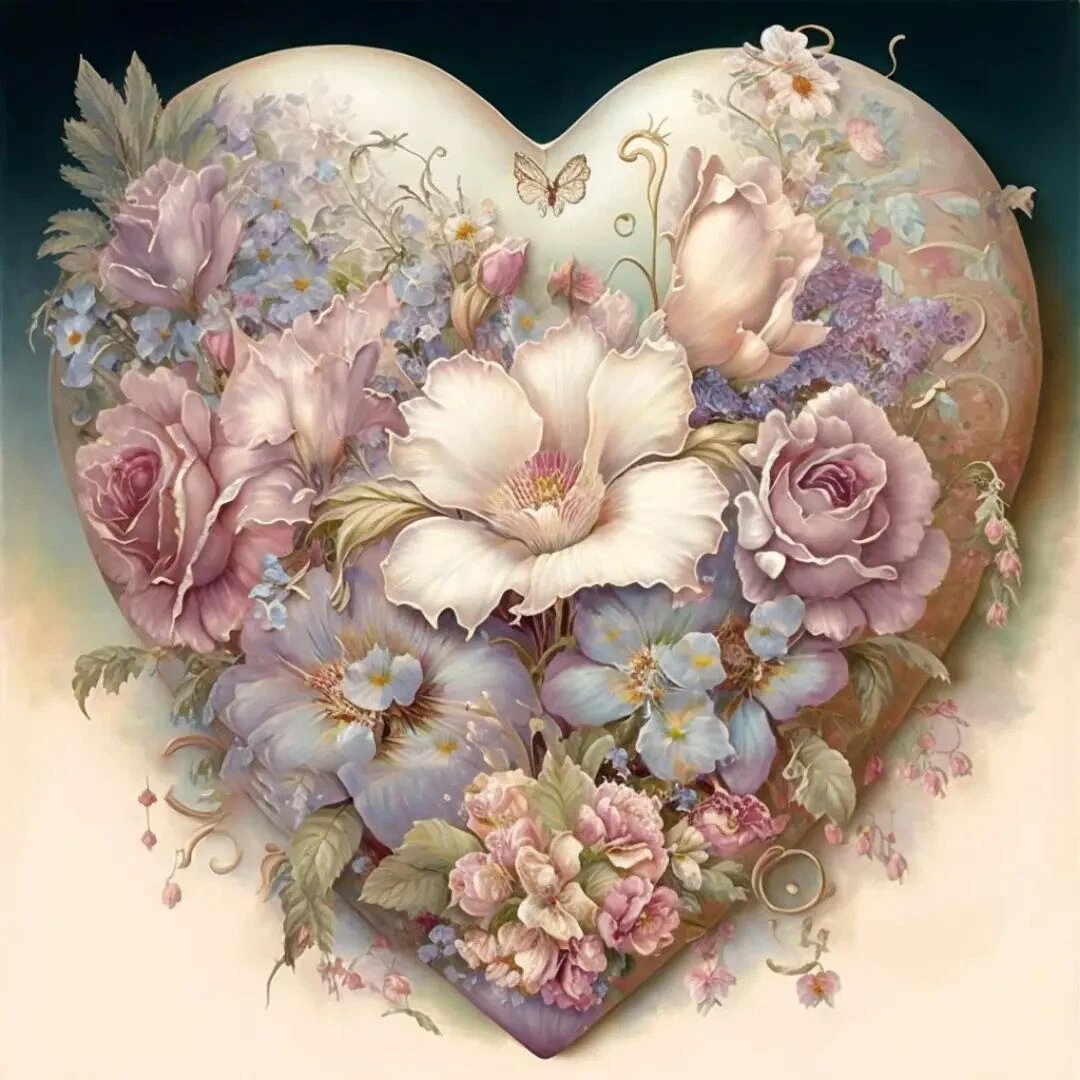 HUACAN набор для вышивки крестом картина 40x40cm, 11CT picture printed