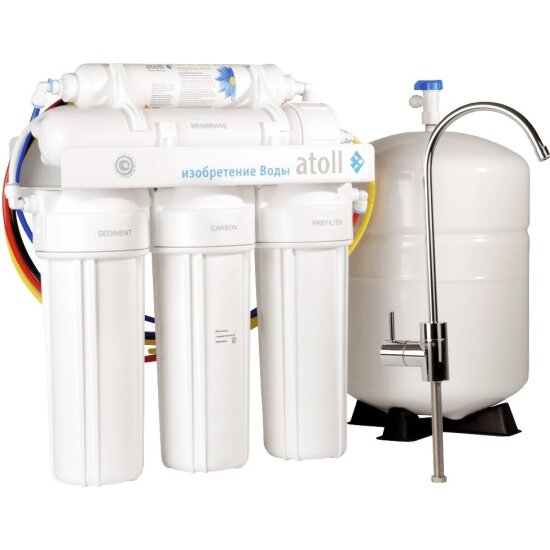 Система обратного осмоса Atoll A-550m (Патриот), 5 ст. с минерализатором, 120 л/сутки