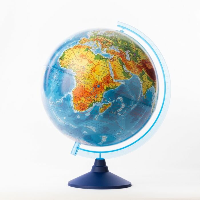 Глобус Глобен "Классик Евро", физический, на дуге, синий, 32 см