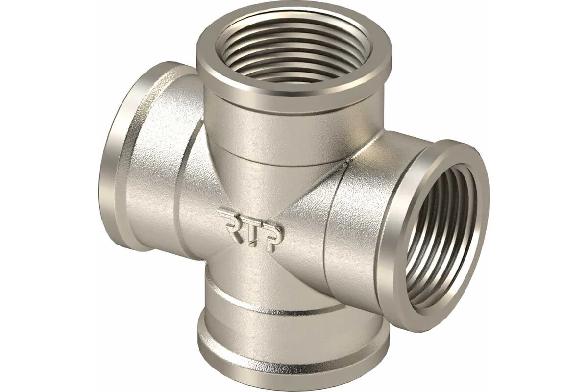 Крестовина RTP резьбовая G 1/2 34898 - соединительная деталь для трубопроводов