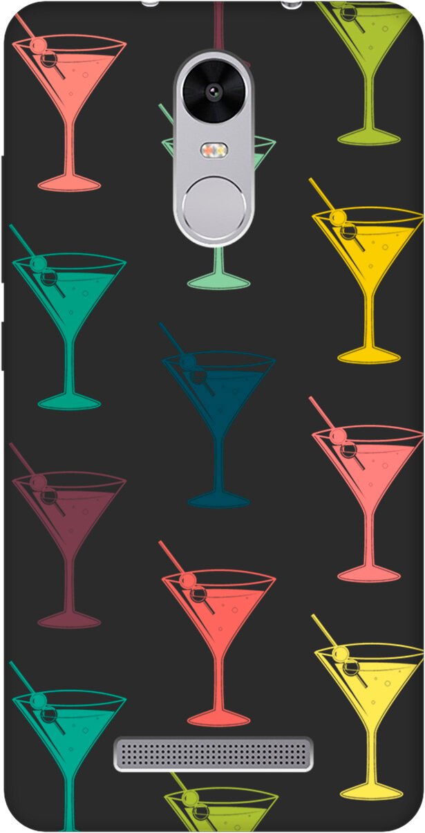 Матовый чехол Vermouth для Xiaomi Redmi Note 3 / Note 3 Pro / Сяоми Редми Ноут 3 / Ноут 3 Про с 3D эффектом черный