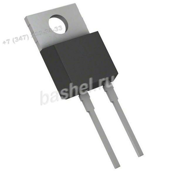 STPSC806D, Диод, TO-220AC, STMicroelectronics, (8A, 600В, <2,1В)