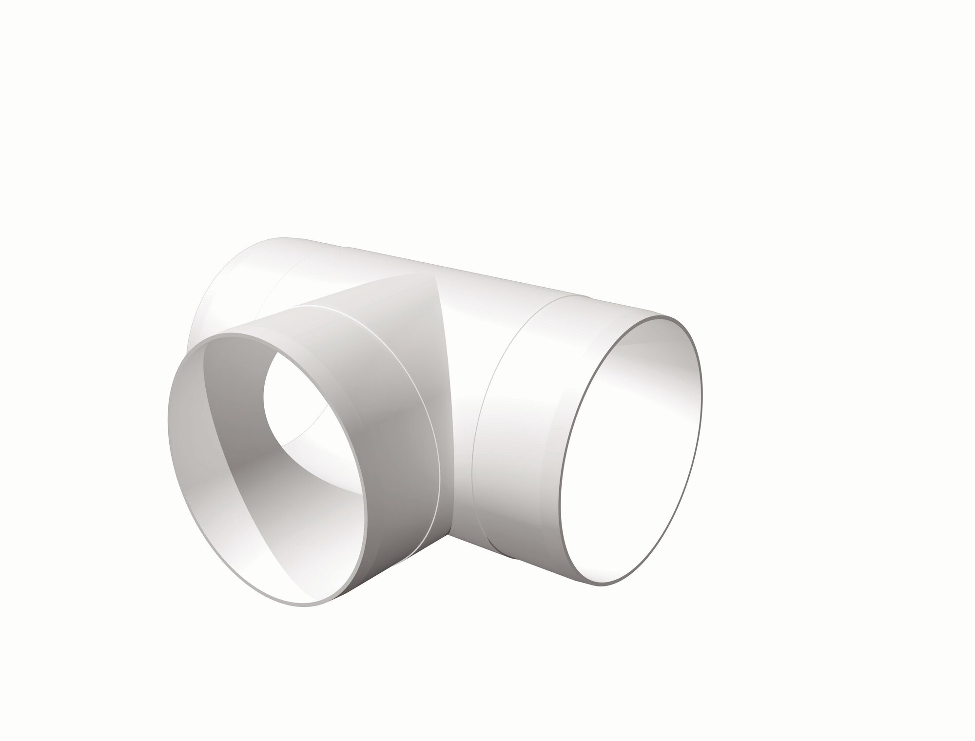 Тройник ERA Т-образный, пластиковый, диаметр 100 мм