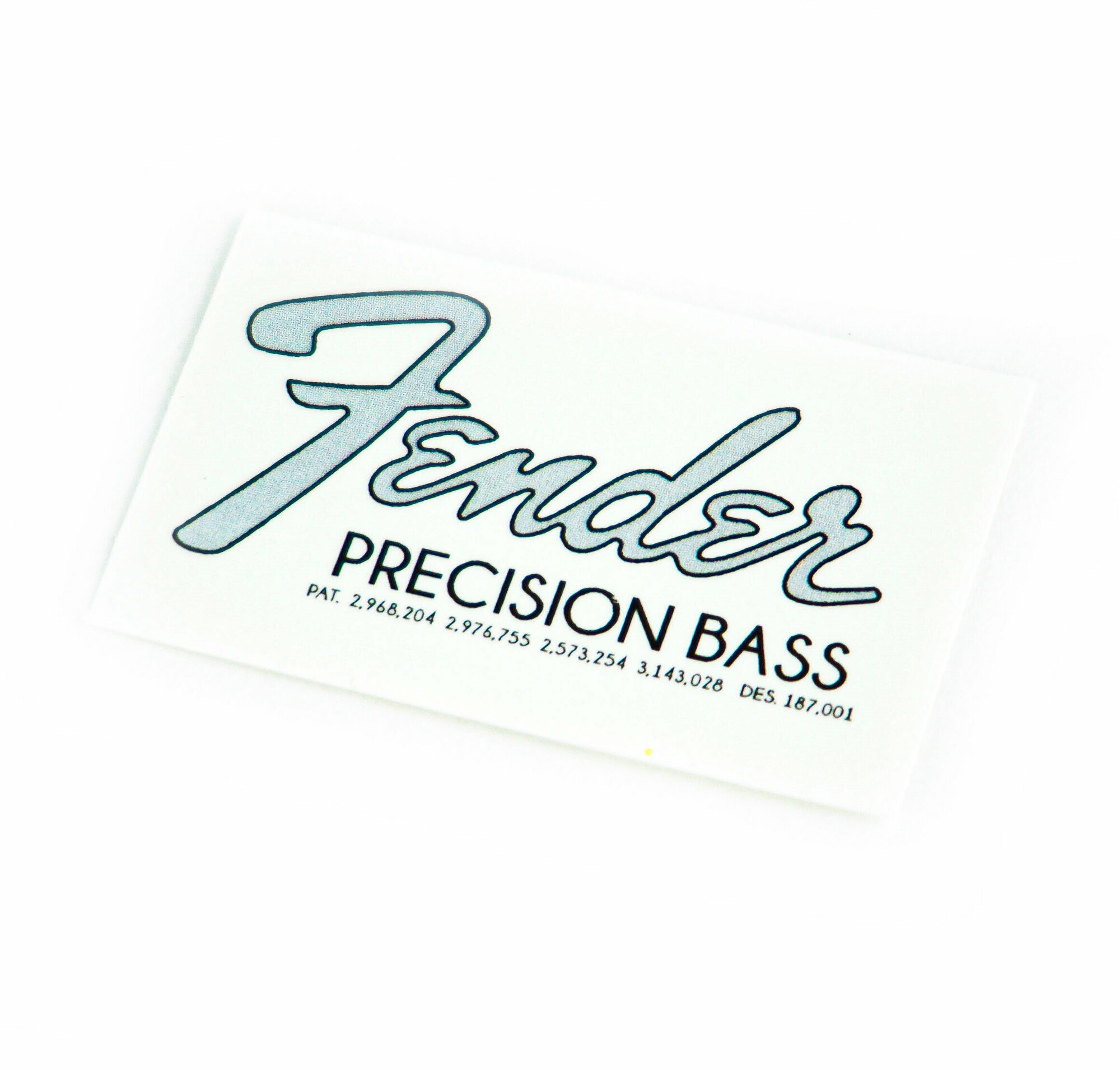 Наклейка декаль на голову грифа гитары "Fender Precision Bass 1966-1968" Струнки. ру