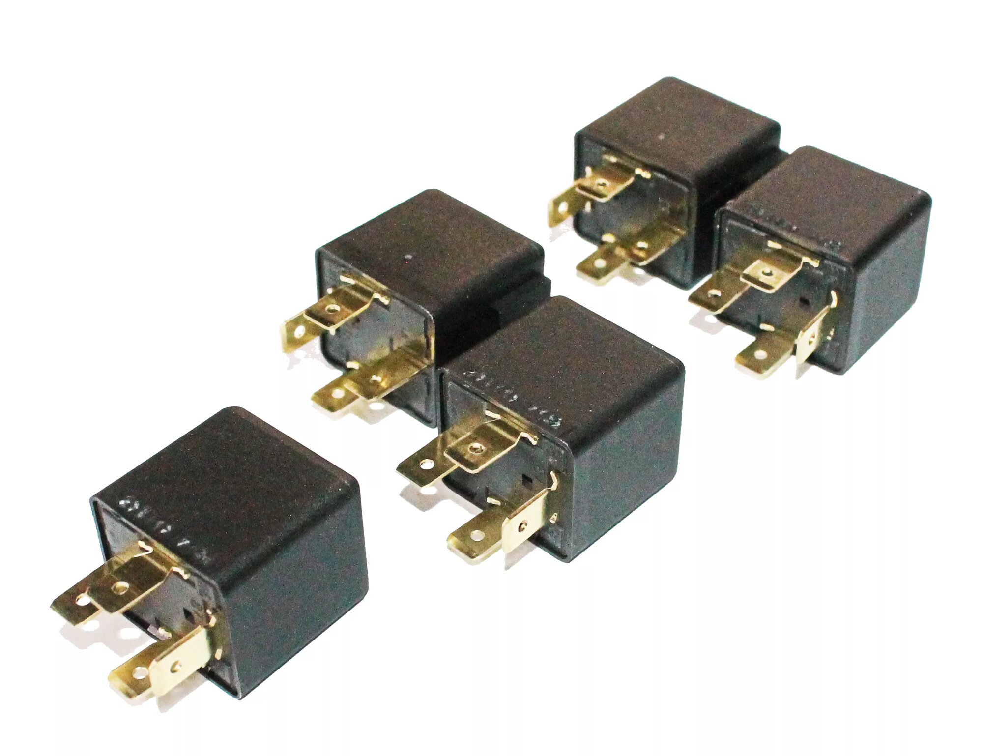 Реле малогабаритное 12V 30А 4х-конт. АВАР 75.3777-11, 5 шт