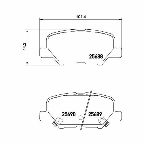 Колодки тормозные дисковые комплект Mazda Citroën Peugeot Mitsubishi, MINTEX MDB3336 (1 шт.)