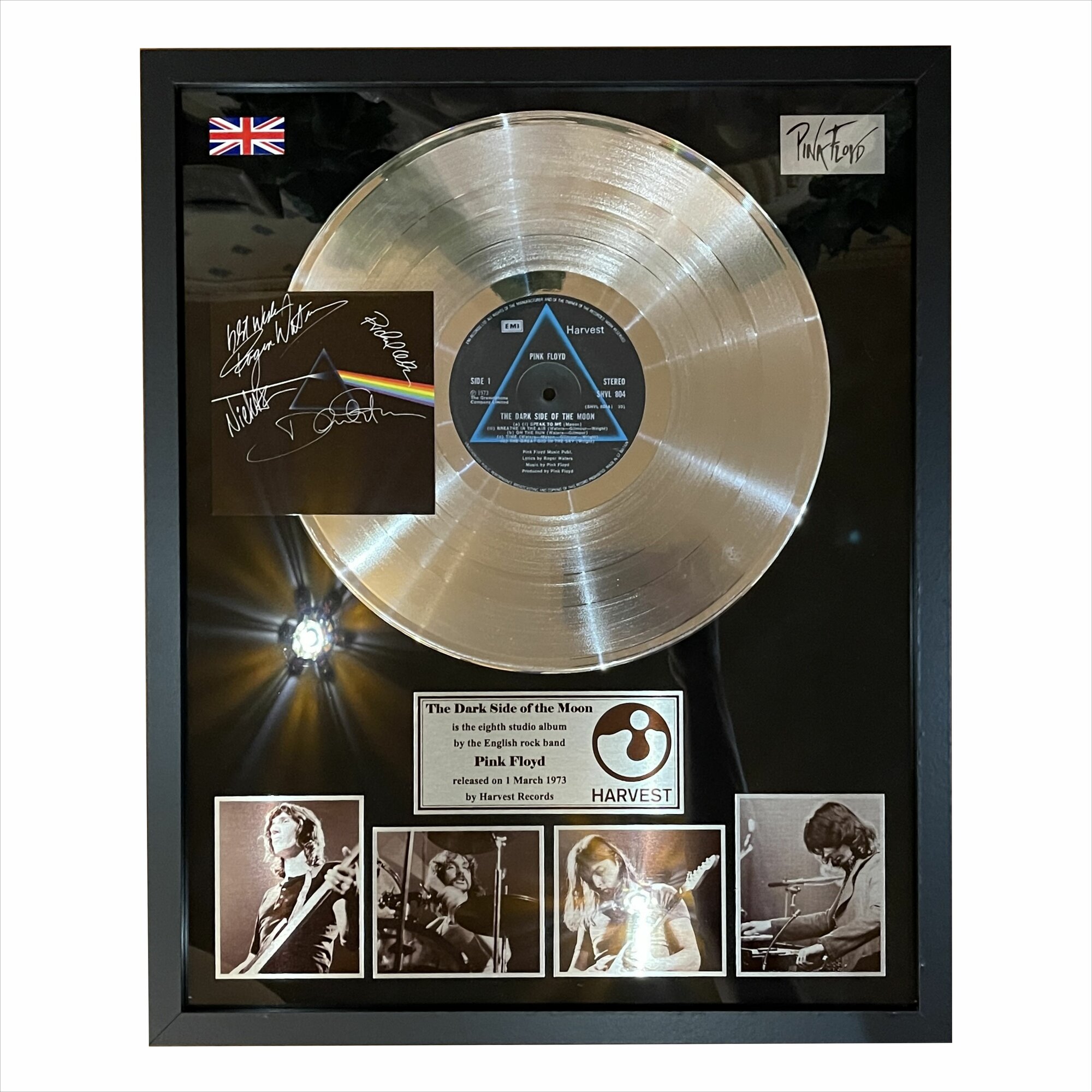 Pink Floyd Dark Side Of The Moon Картина с платиновым диском