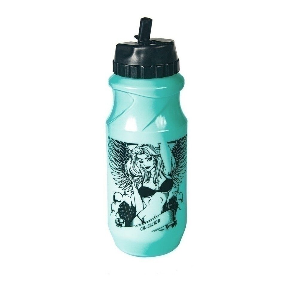 Велобутылка Enlee RR-20 Girl Green 0,6 л, зеленая
