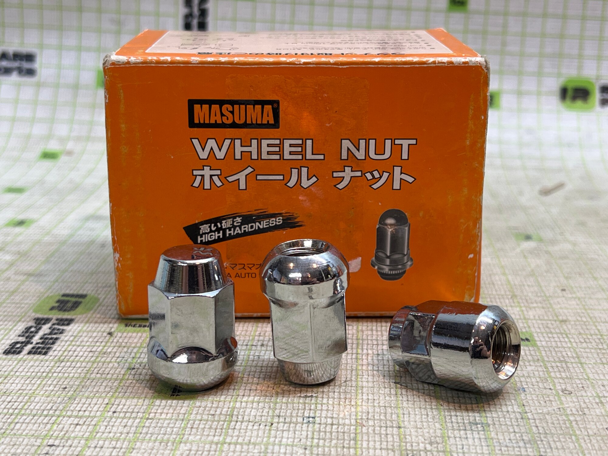 Гайка колеса 12x1,5x35 для Honda (3шт)