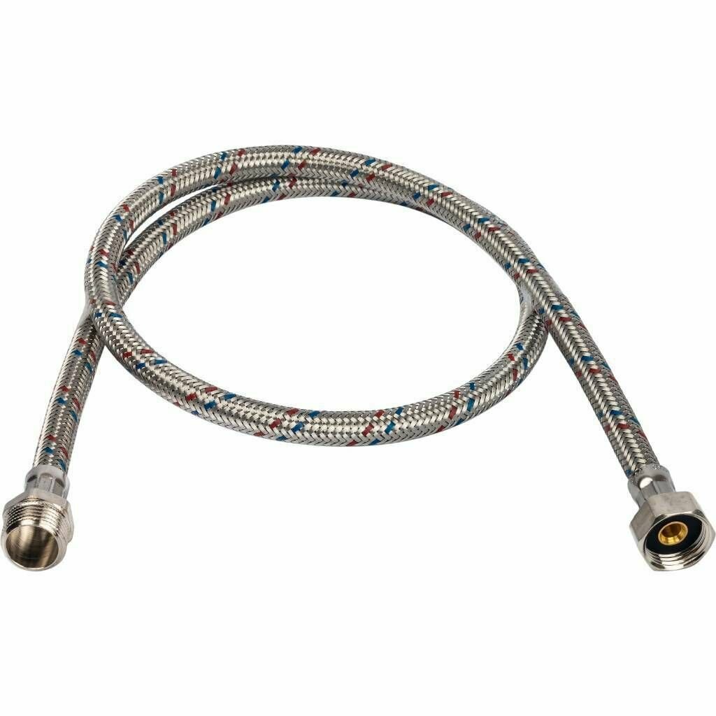 Гибкая подводка для воды STOUT SHF-0089-081515 НР 1/2 х ВР 1/2 длина 1000 мм