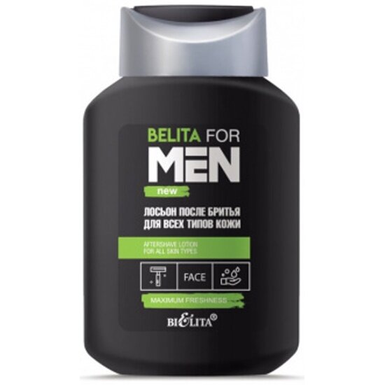 Лосьон после бритья Белита For Men для всех типов кожи, 250 мл.