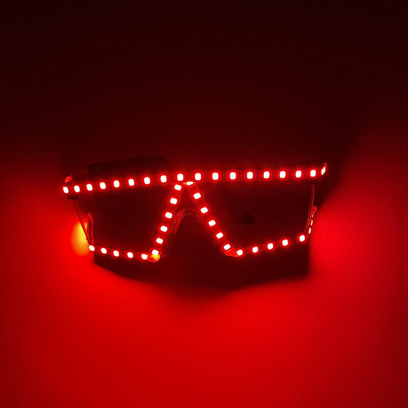 Диско-оборудование, светящиеся очки с LED, бар, KTV, забавные атмосферные аксессуары, ночной рынок, детские игрушки