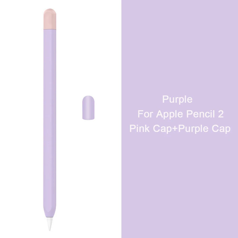 Силиконовый чехол для Apple Pencil 1 2 Purple 2nd