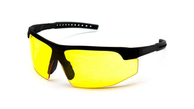 Очки баллистические стрелковые PMX Attain G-1330ST Anti-fog Желтые 89%