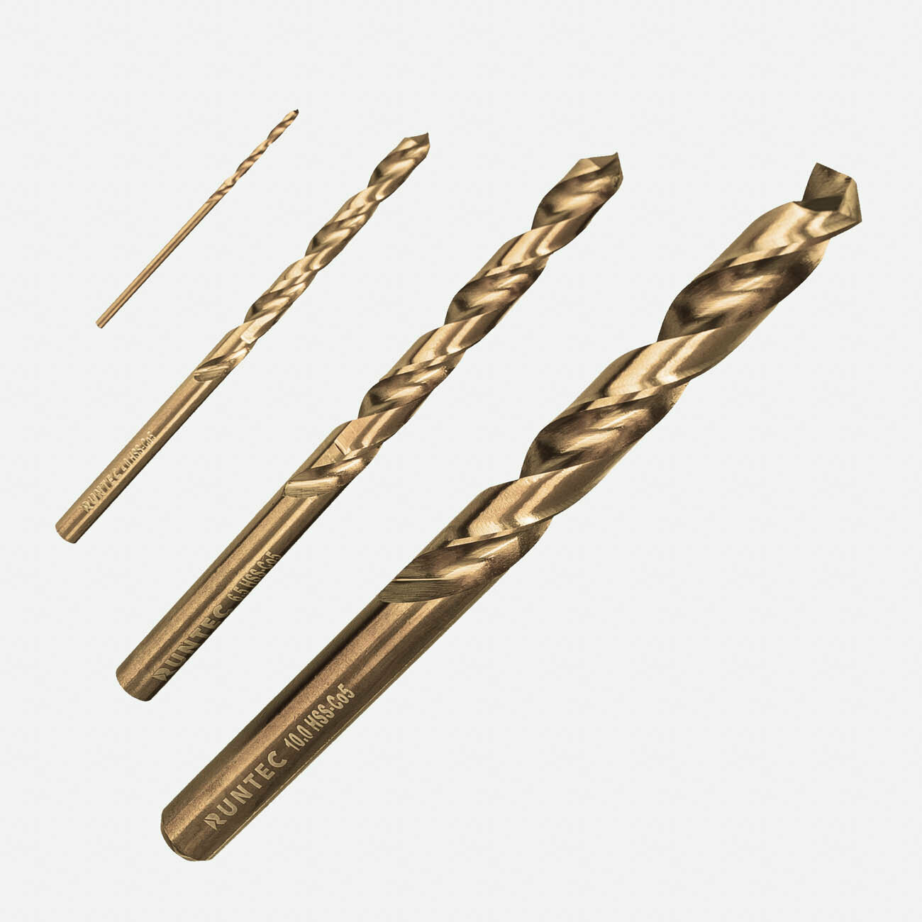 RUNTEC RT-DSCB19 Набор сверл по металлу RUNTEC 1-10 мм, HSS-Co5, 19 предметов