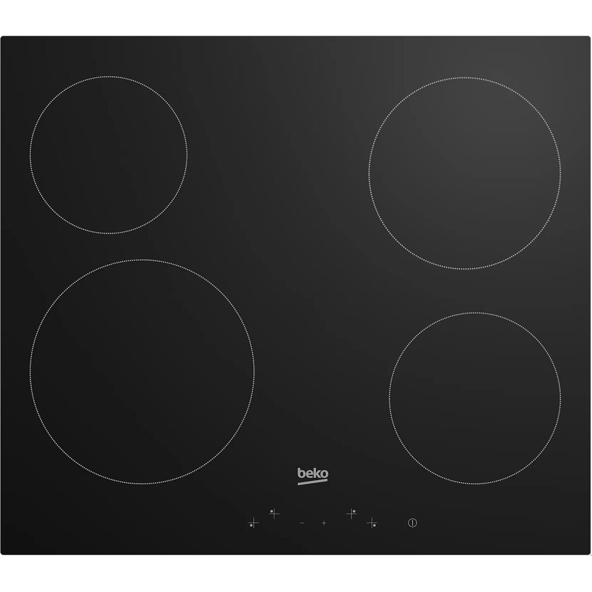 Встраиваемая варочная поверхность Beko HIC 64401 электрическая, 6,8 кВт, 4 конфорки