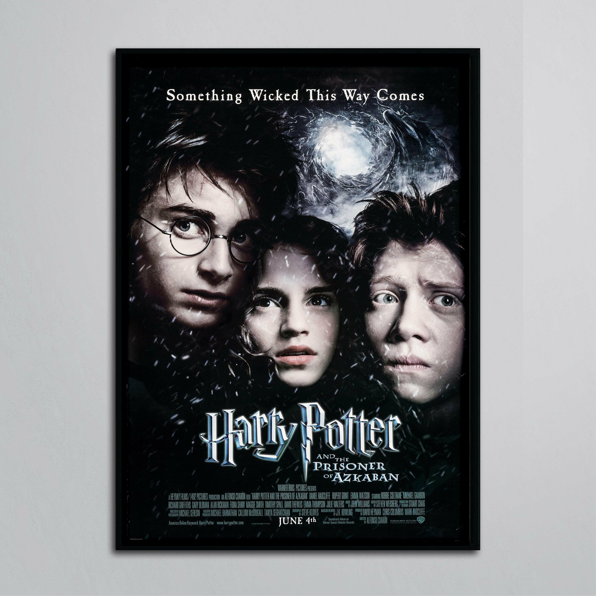 Постер без рамы/Гарри Поттер и узник Азкабана Гарри Рон и Гермиона