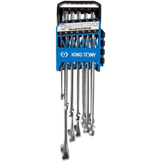 Набор комбинированных ключей King Tony 8-22 мм, 12 предметов, 12A2MRS02