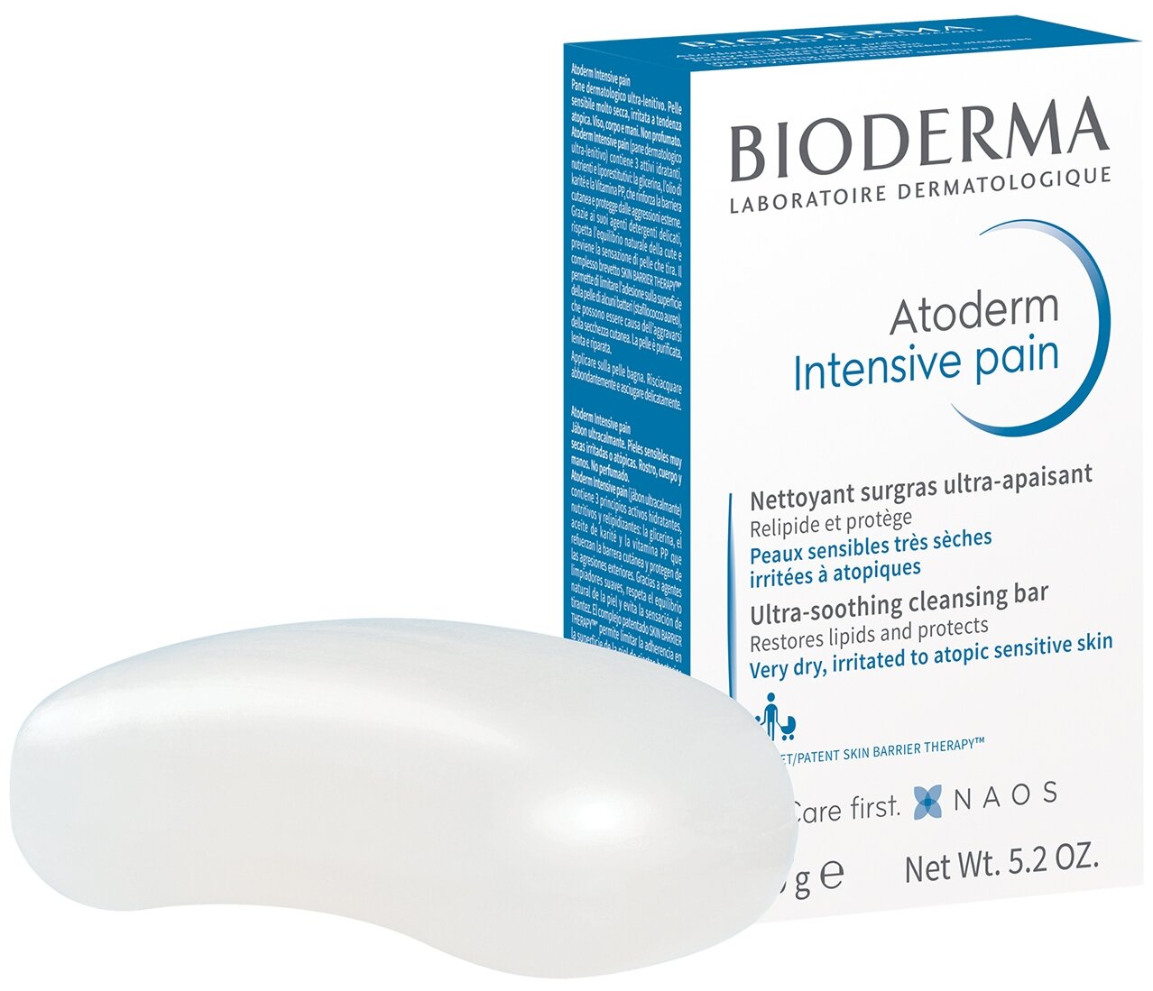 Мыло Bioderma "Atoderm", гипоаллергенное, для лица, для тела, 150 г