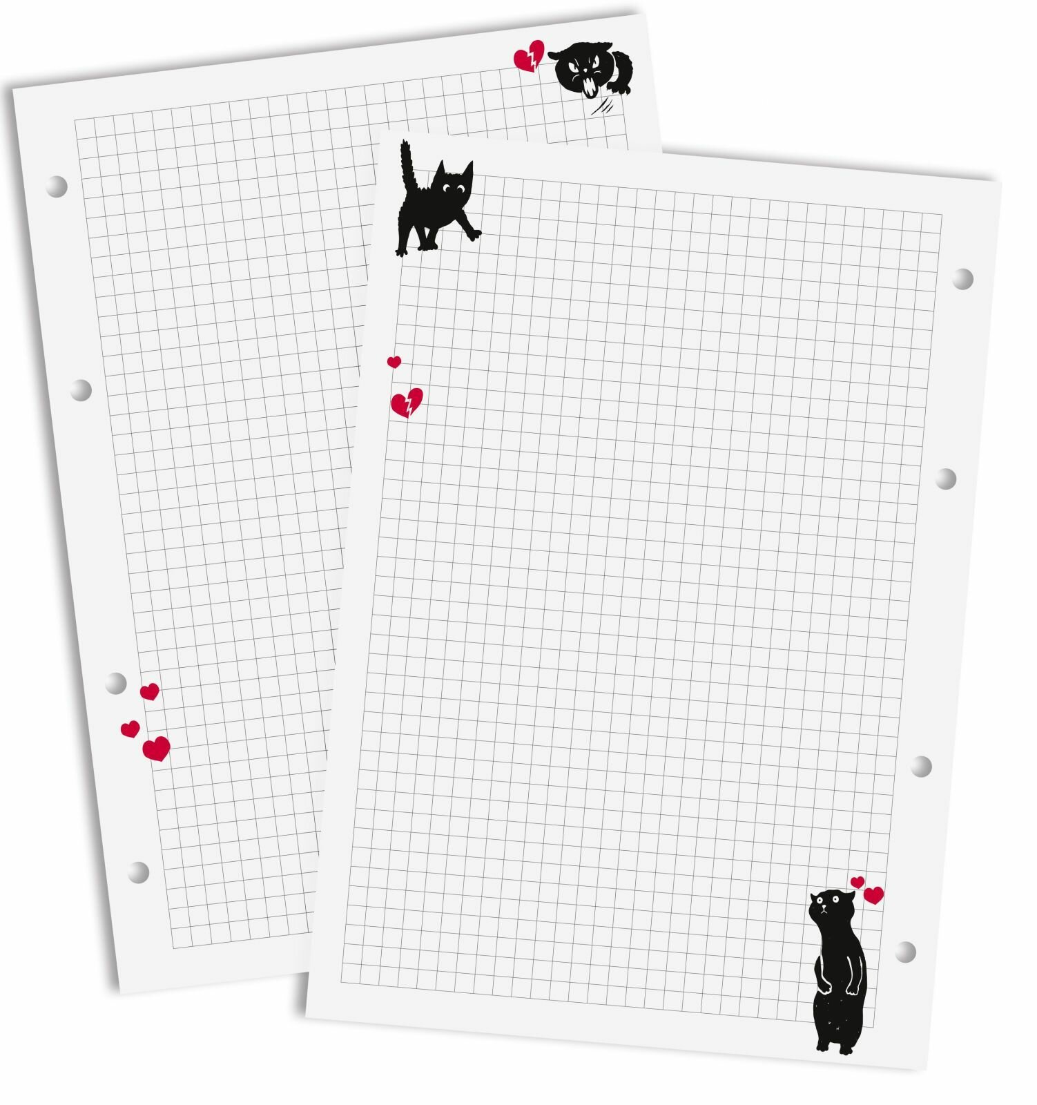 Сменный блок для тетрадей LOREX А5 100 л клетка "PANIC!" (LXRBGR-PC)