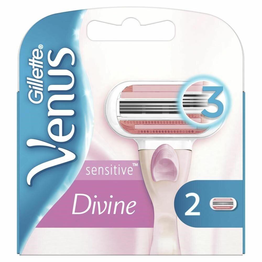 Сменные кассеты для бритья Gillette Venus Divine Sensitive, 2 шт